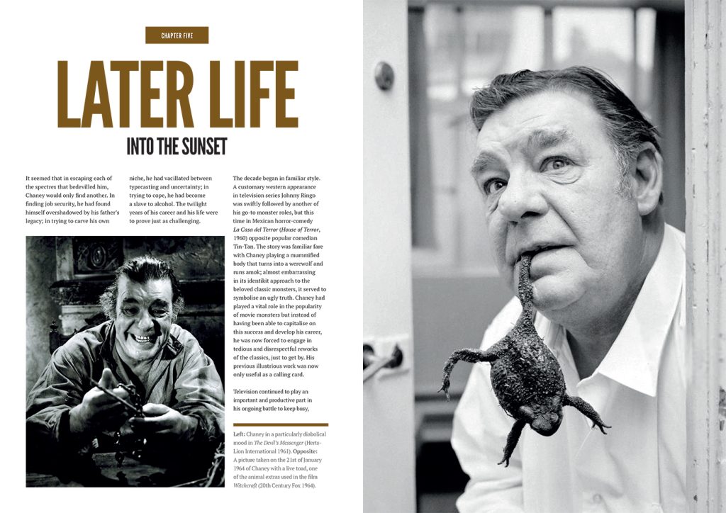 Lon Chaney Jr: Heir to the Monster Throne Biography Magazine - Classic ...