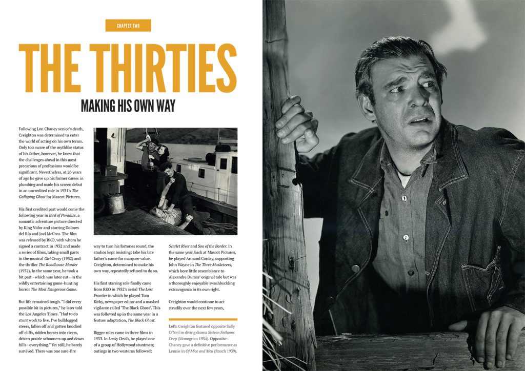 Lon Chaney Jr: Heir to the Monster Throne Biography Magazine - Classic ...