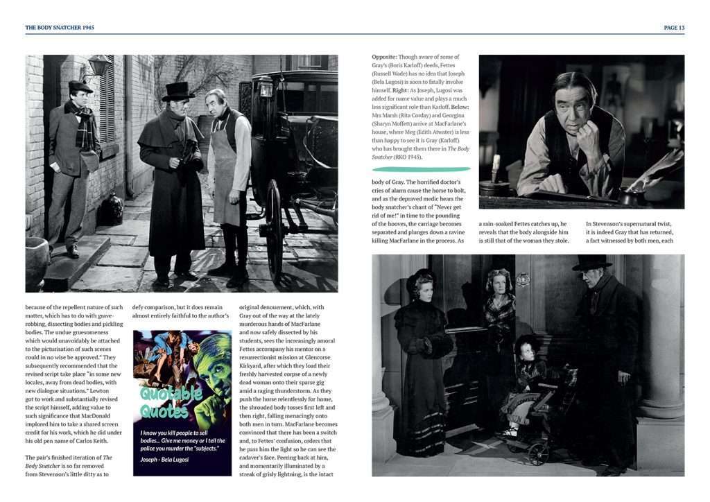 The Body Snatcher 1945 Ultimate Guide Magazine - Classic Monsters Shop