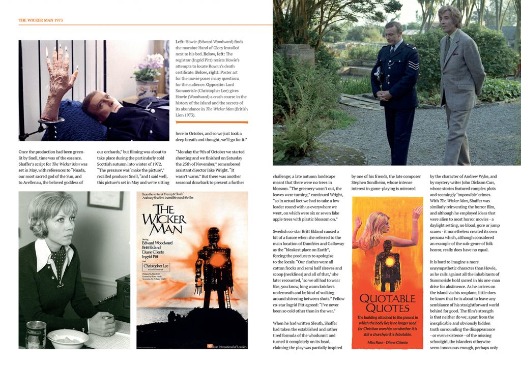 The Wicker Man 1973 Ultimate Guide Magazine - Classic Monsters Shop