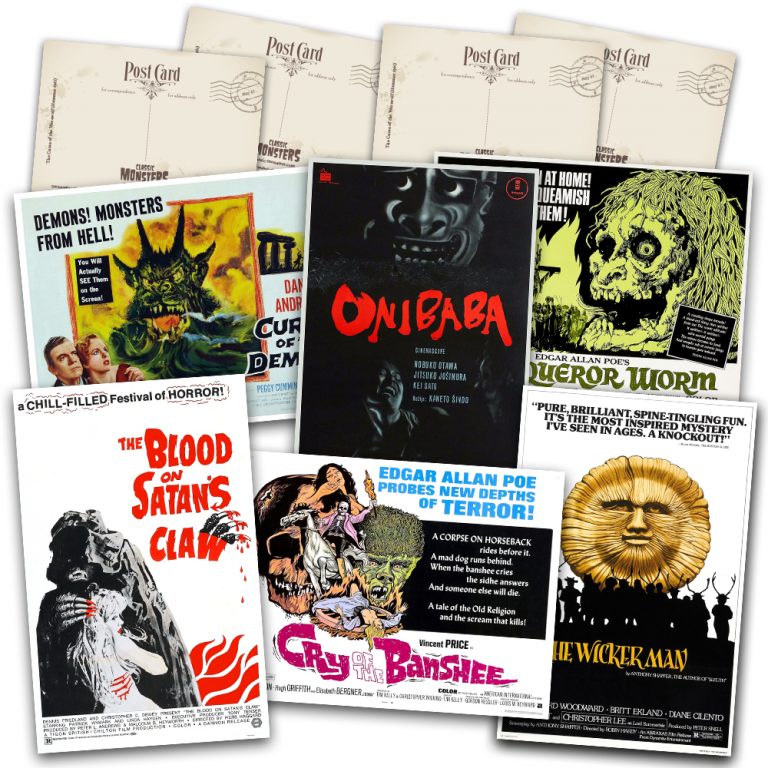 Folk Horror Postcard Set - Classic Monsters Shop