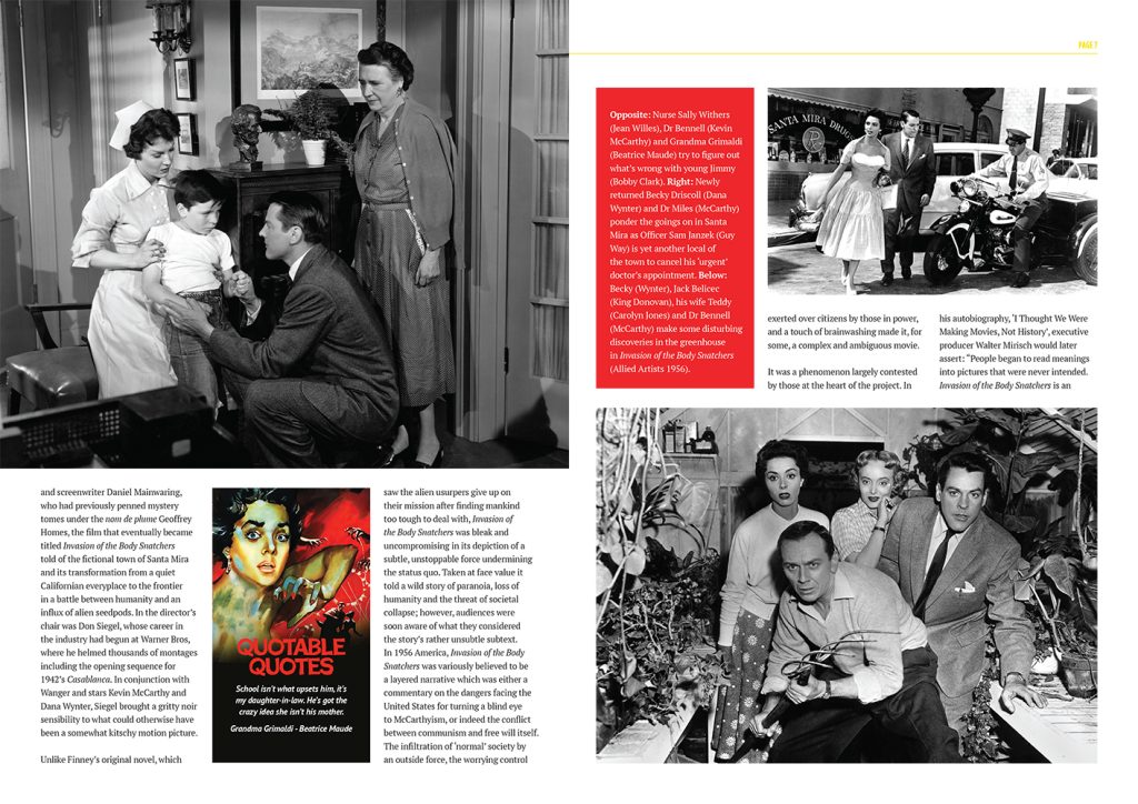 Invasion of the Body Snatchers 1956 Ultimate Guide Magazine - Classic ...