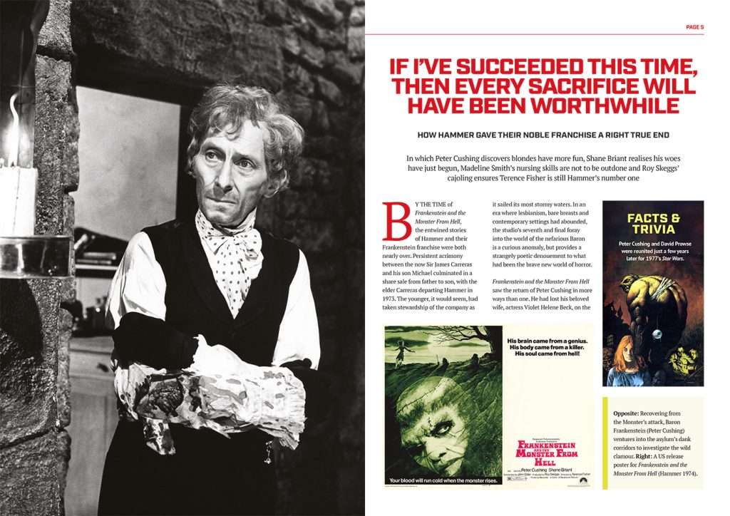 Frankenstein and the Monster From Hell 1974 Ultimate Guide Magazine ...