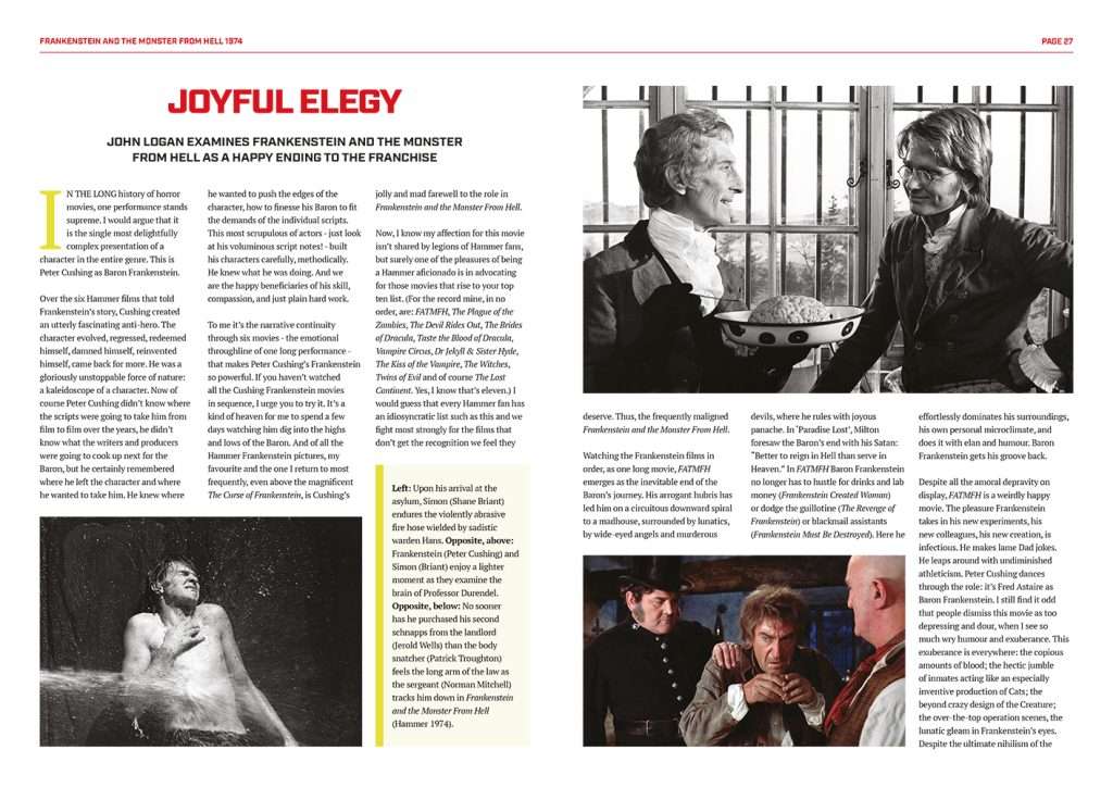 Frankenstein and the Monster From Hell 1974 Ultimate Guide Magazine ...