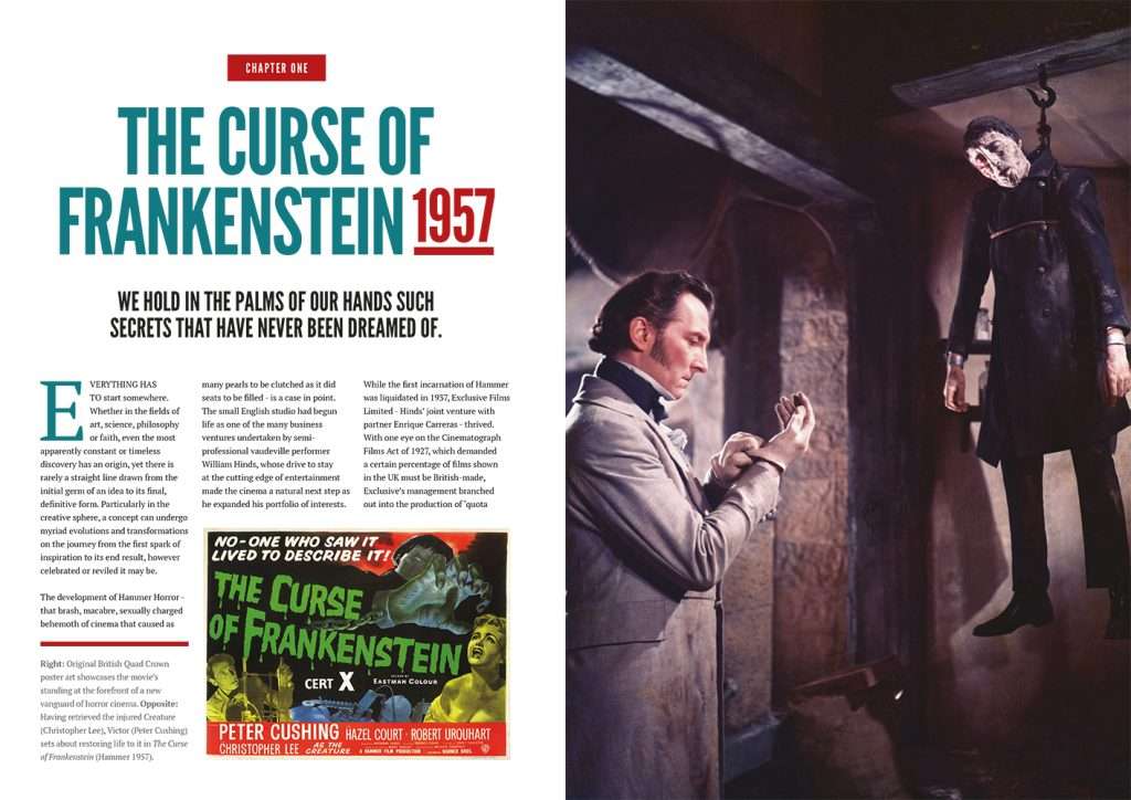 The Hammer Frankenstein Films 1957-1974 Signed + Art Print - Classic ...